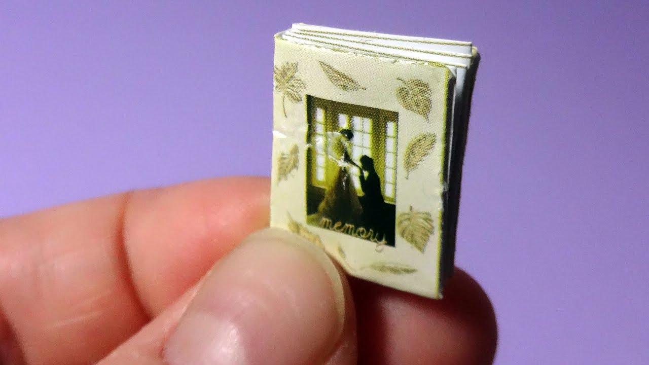DIY Miniature Binding Catalog Brochure Book for Dolls and Dollhouse ...