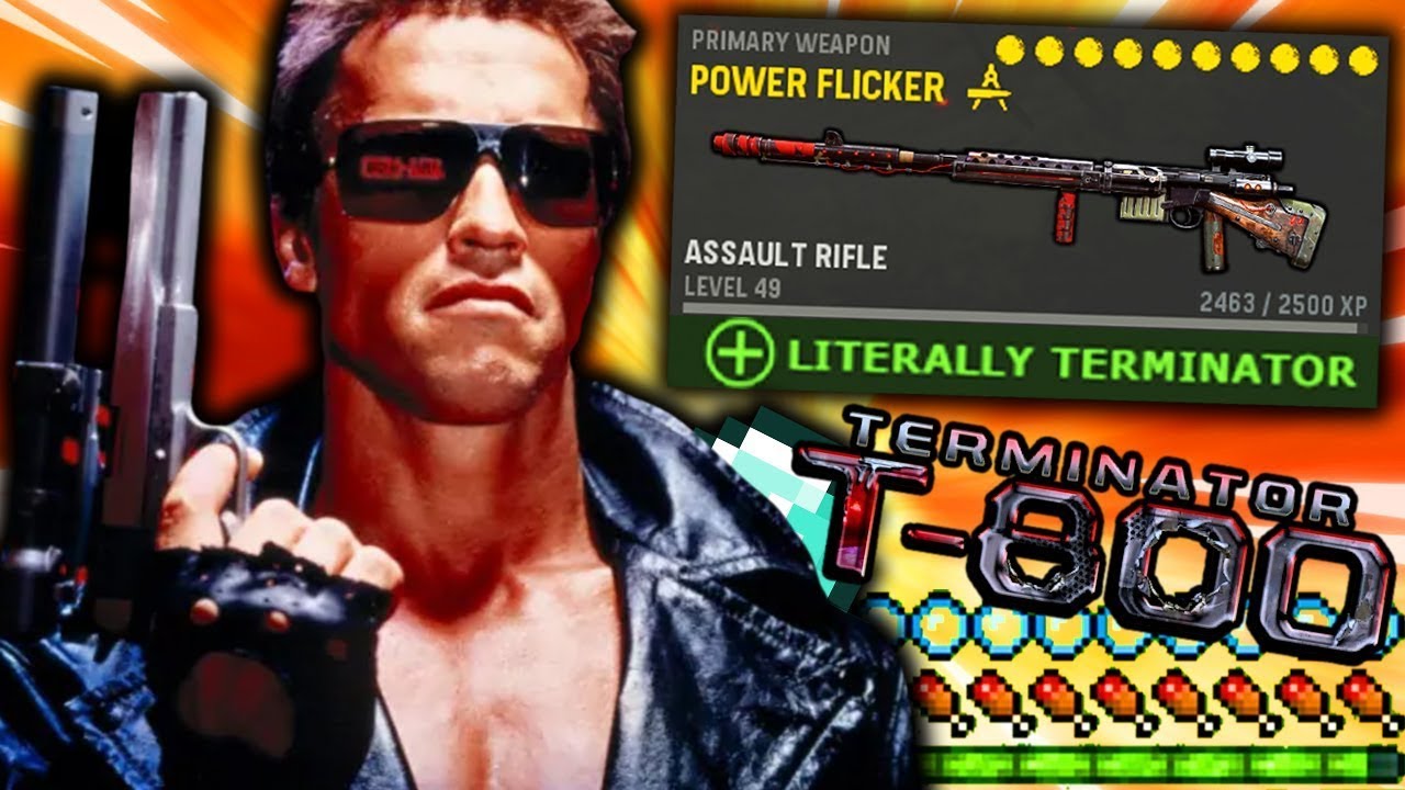 🔴TERMINATOR T-800 😈Call of Duty Modern Warfare-Warzone Solo Win ...