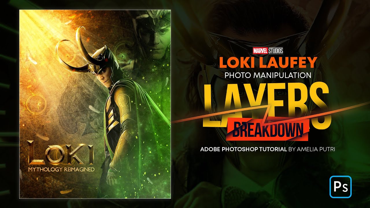 Tutorial Editing Foto "LOKI" Menggunakan Photoshop :) - YouTube