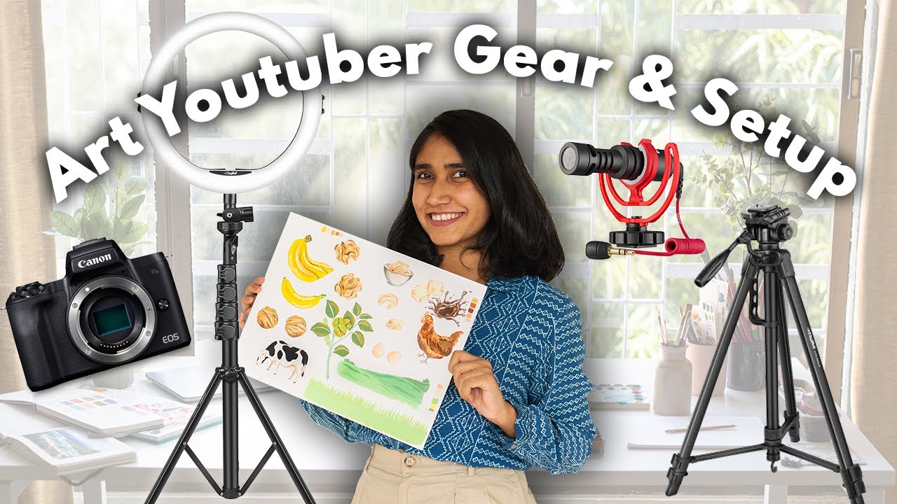 My Art Youtube Setup 🎥 Equipment and Gear for any Budget! 💵 - YouTube