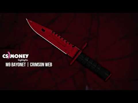 CS:GO | M9 Bayonet - Crimson Web - YouTube