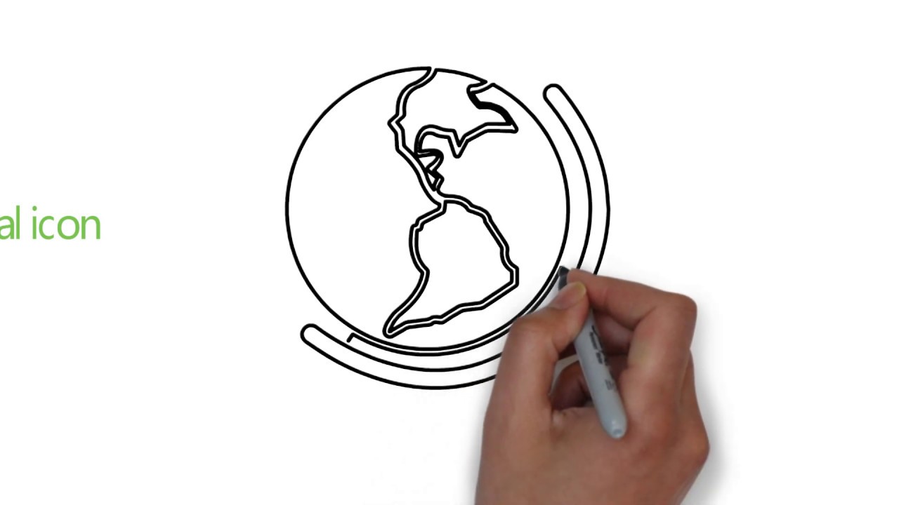 How To Draw Global Icon | Drawing For kids | Video No 31 | ZKIDs - YouTube