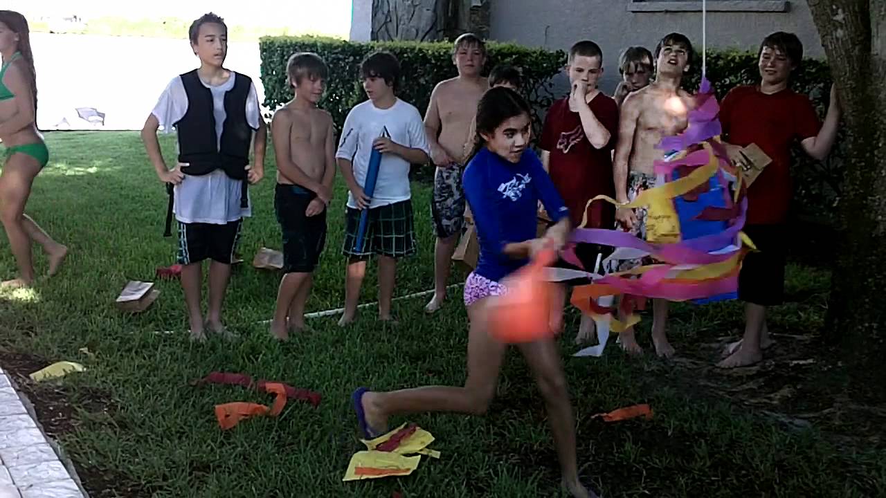 How To Hit a Pinata - Part Two - YouTube