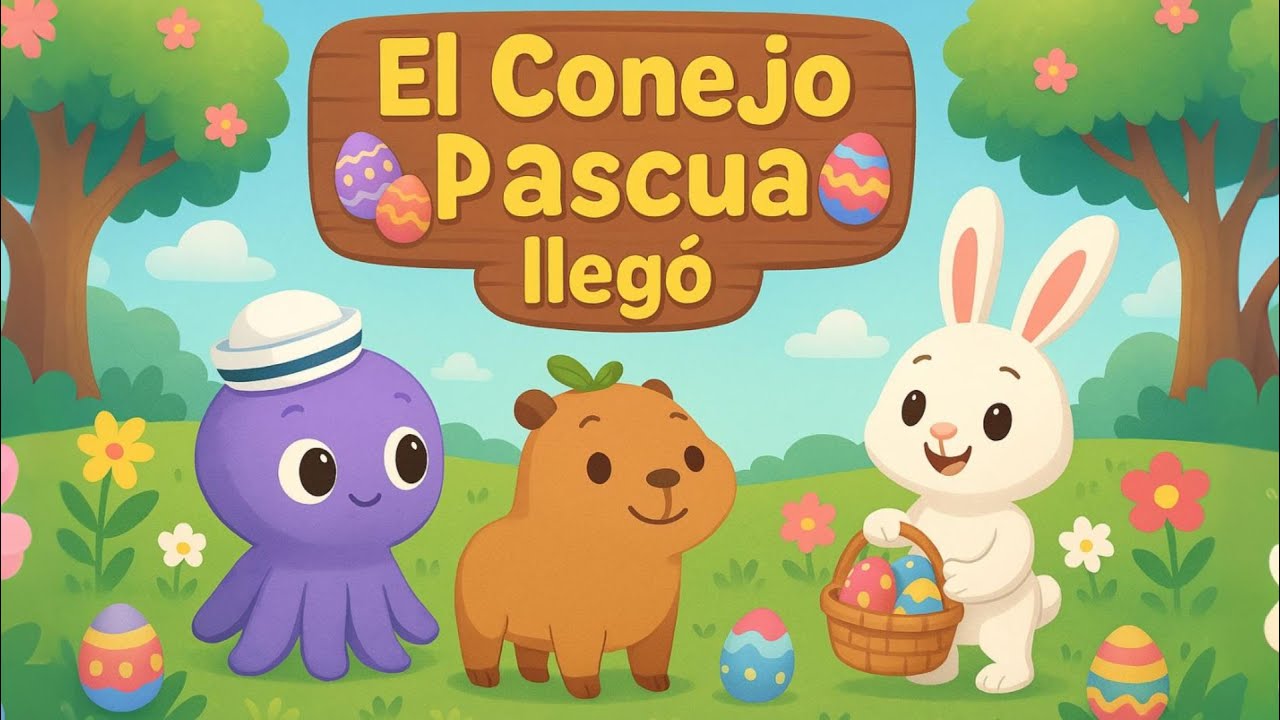 🎵🐰 El Conejo de Pascua llegó – Canción infantil | Lulo y sus amigos 🐣🌷 ...