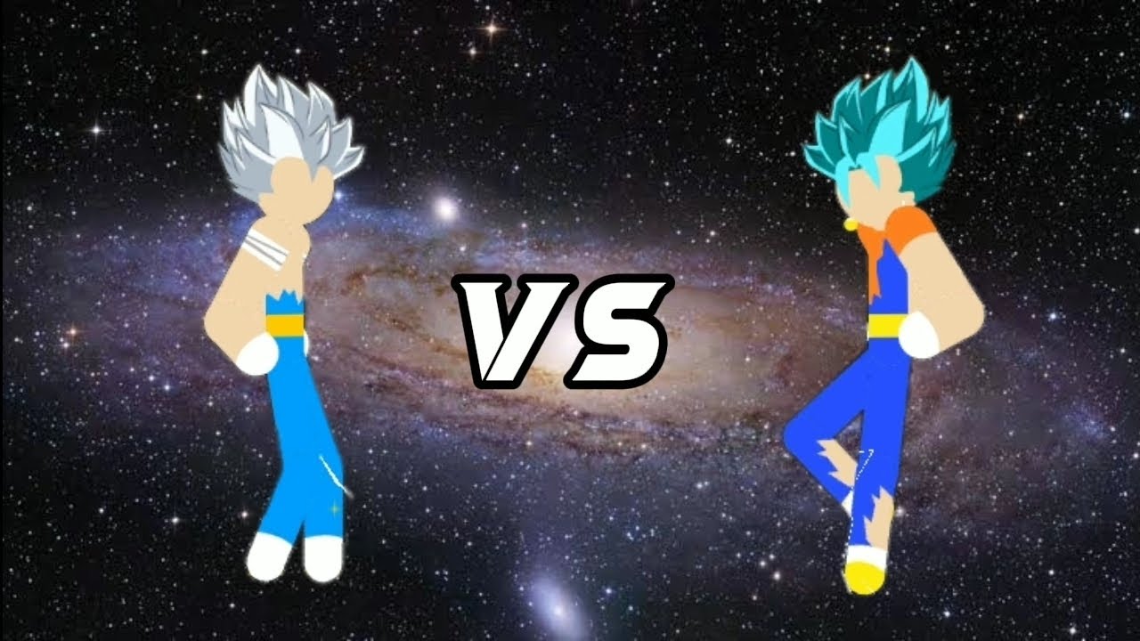 Stickman Warriors Fight - Vegeta Ultra Instinct vs Vegito - YouTube