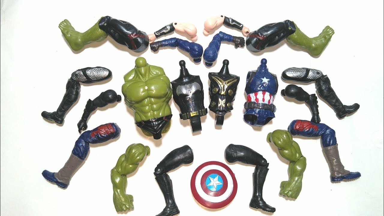 ASSEMBLY TOYS AVENGERS MARVEL'S,CAPTAIN AMERICA,BATMAN,THOR,HULK SMASH ...