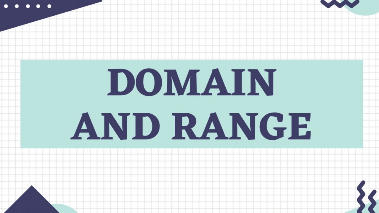 Domain VS. Range | How To Find | Tutorial - YouTube