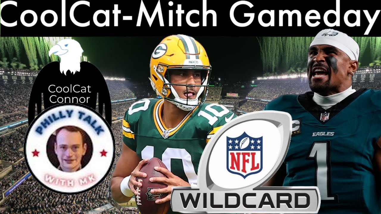 CoolCat-Mitch Gameday: Packers Vs Eagles Wildcard - YouTube