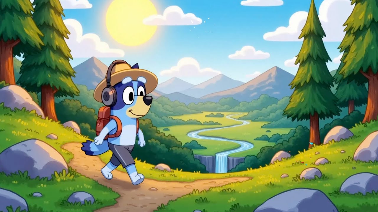 Bluey’s Nature Trek 🌲 Calm Lofi Mix for Bright Days & Gentle Focus # ...
