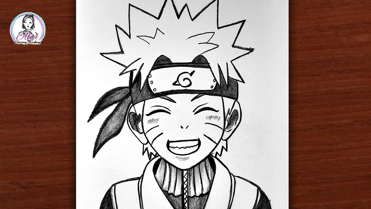 How To Draw Naruto step-by-step | Learning Drawing Easy and Simple by ...
