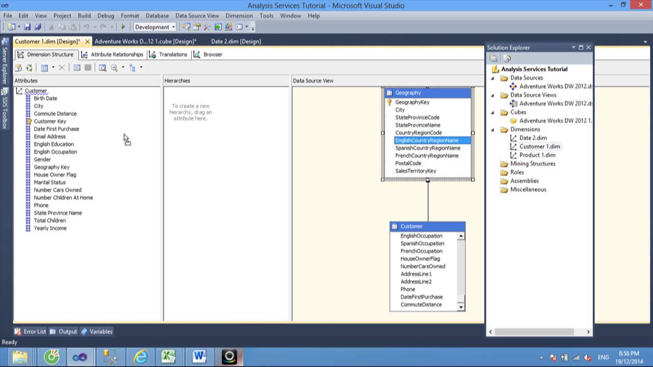 Basic OLAP Lesson02 mp4 - YouTube
