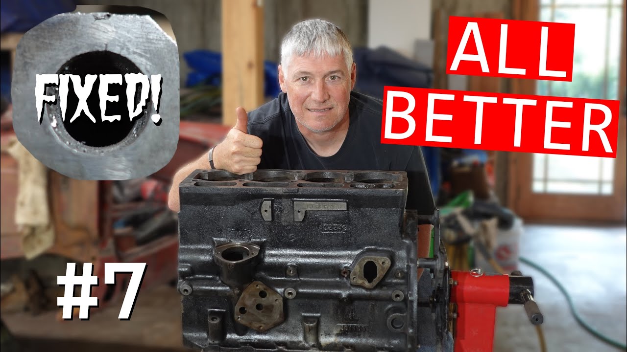 Triumph TR4 - Engine Rebuild #7+: Block and Door Repairs | Roundtail ...