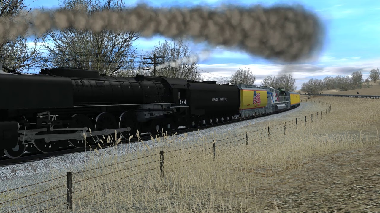 Trainz A New Era | UP 844 excursion - YouTube