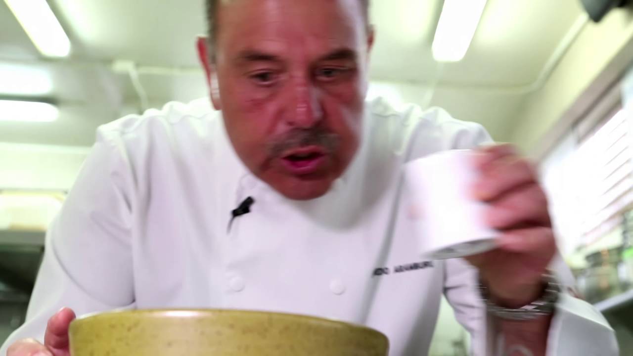 Chef Alfredo Aramburu of Cala Restaurant Prepares Pomagranate Nikkei ...