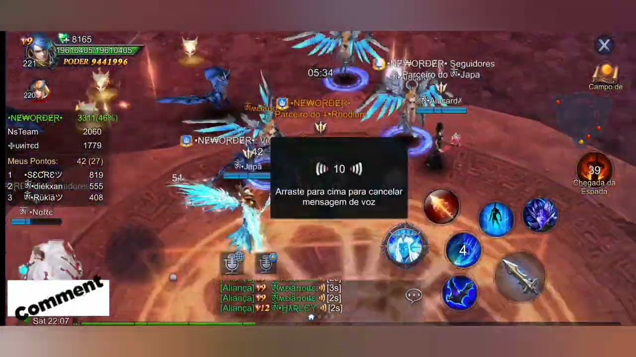 Goddess Primal Chaos SA - Aliance War 01/10/2022 - NewOrder X NsTeam X ...