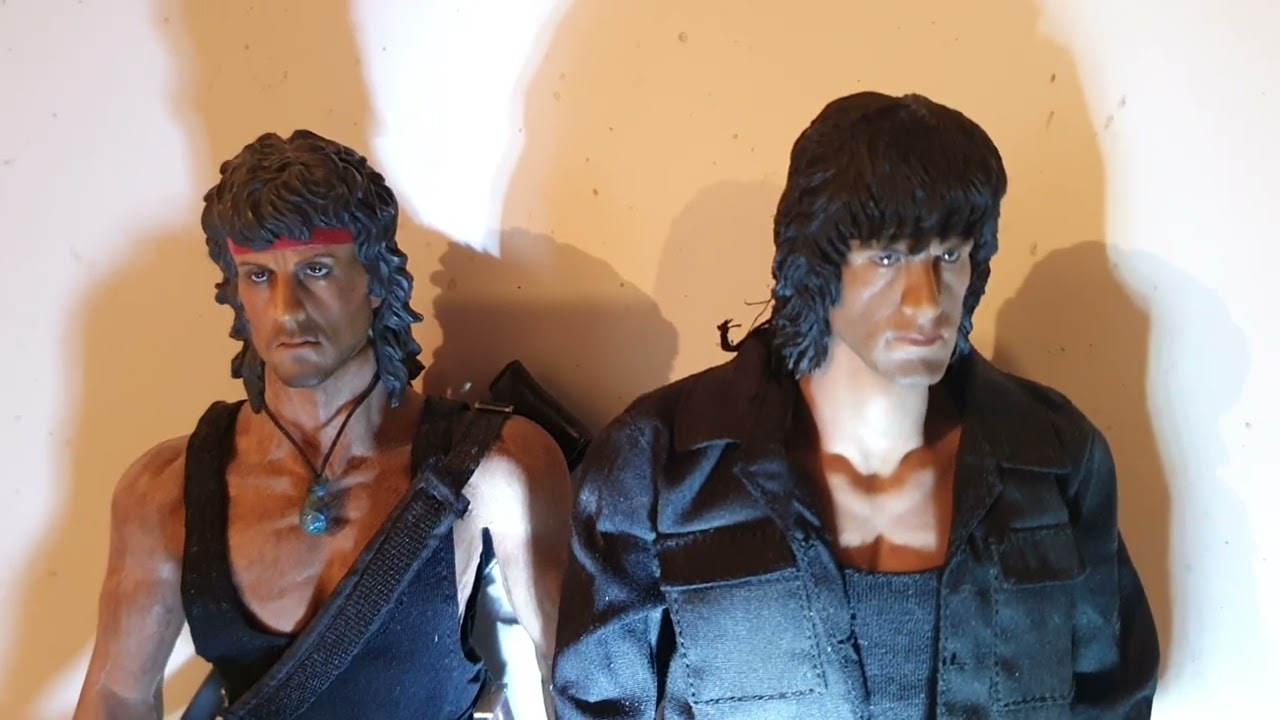 HOTTOYS - ACTION FIGURES - CUSTOM RAMBO - Sylvester Stallone - YouTube
