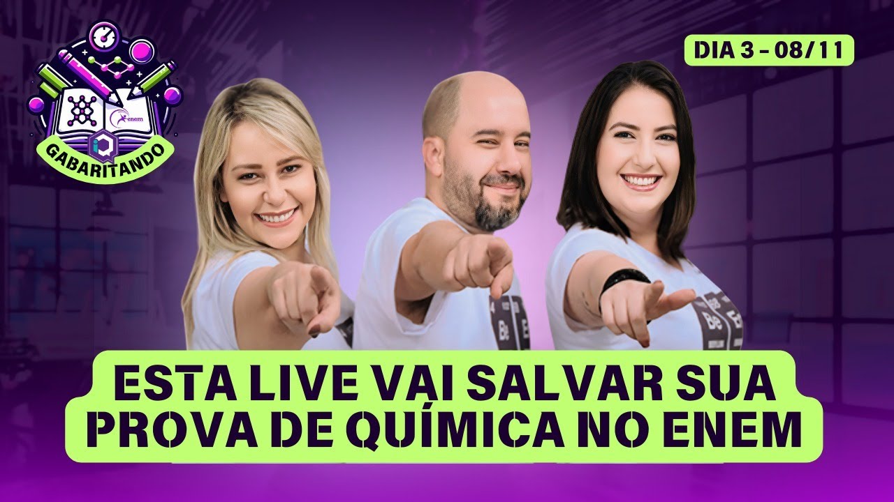 Chegue preparado para a prova de química do ENEM | GABARITANDO - YouTube