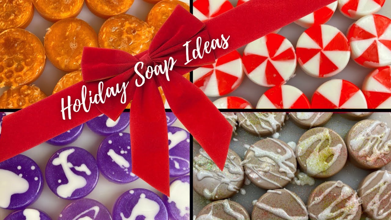 Holiday Soap Ideas - easy melt and pour soap projects using just one ...