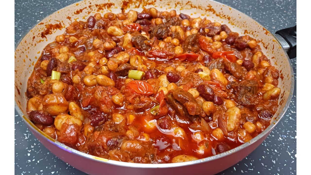 DELIGHTFUL MIXED BEANS POT RECIPE #healthyfood #dinner - YouTube
