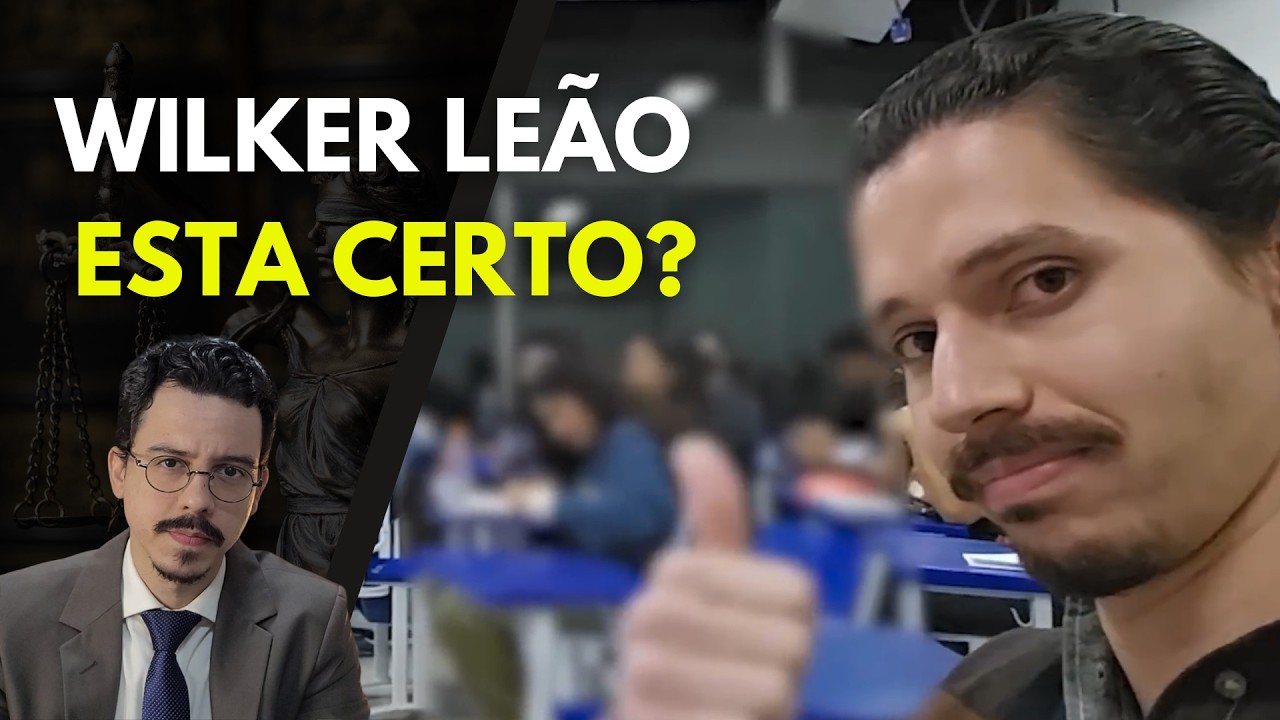 🔴 ADVOGADO ANALISA | Wilker Leão ou o professor está certo? Direito de ...