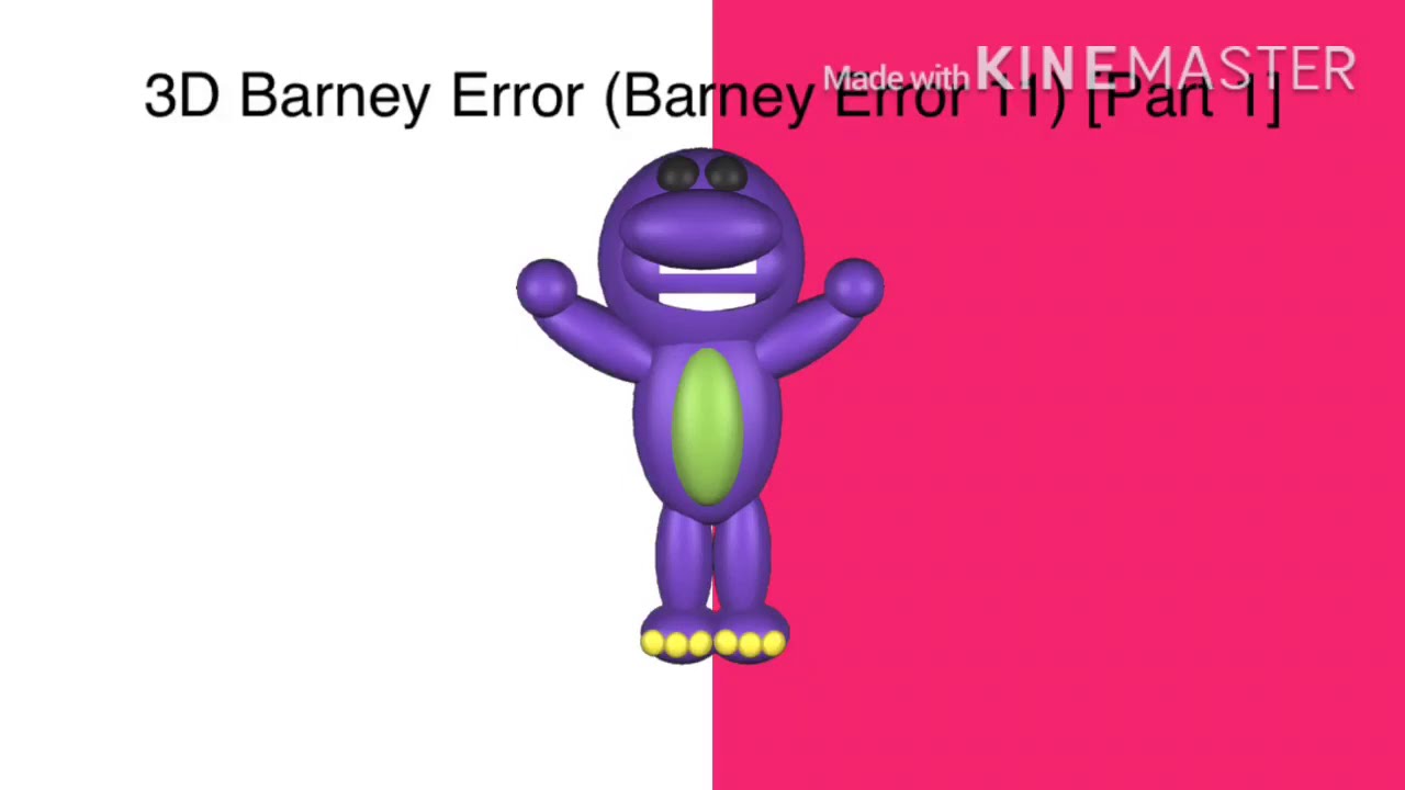 3D Barney Error (Barney Error 11) [Part 1] - YouTube