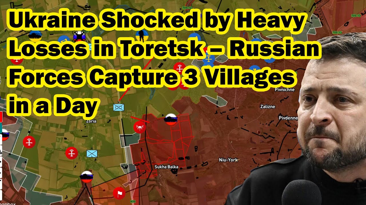 Ukraine Shocked by Heavy Losses in Toretsk – Russian Forces Capture 3 ...