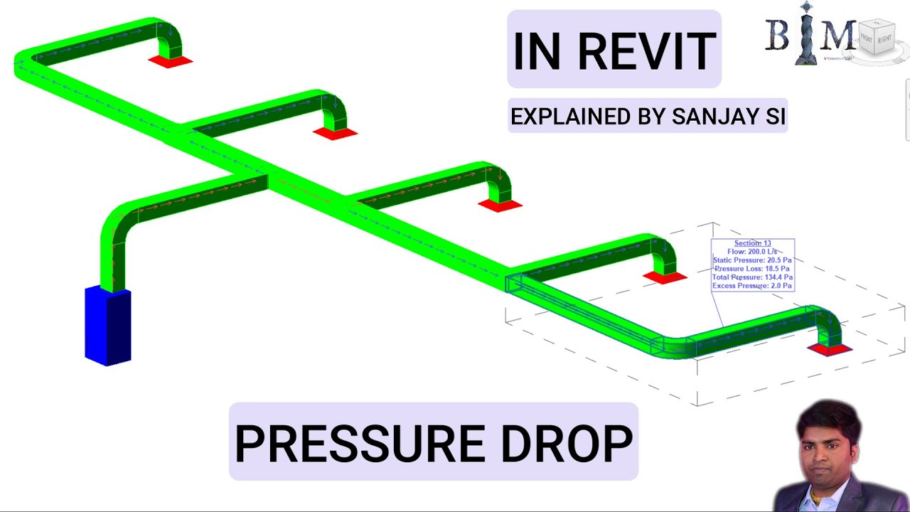 Ep-74 # How to generate Pressure drop(Pressure loss) report | In Revit ...