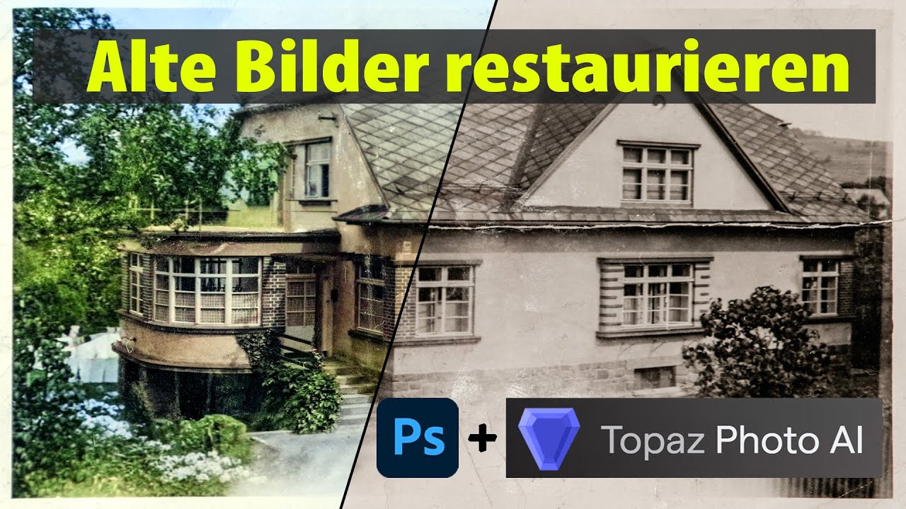 Alte Bilder restaurieren mit "Photoshop Neuralfiltern" und "Topaz Photo ...