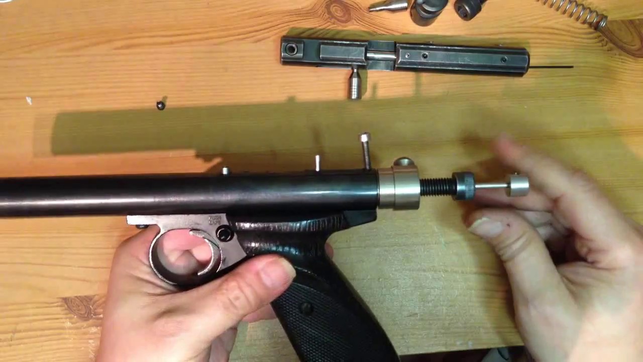 crosman 2240 My Hammer jam solved, WITH NEW EZ COCKING SYSTEM - YouTube