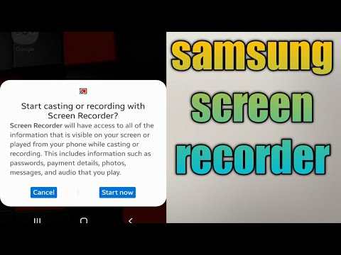 how to record screen on Samsung | Samsung screen recorder official # ...