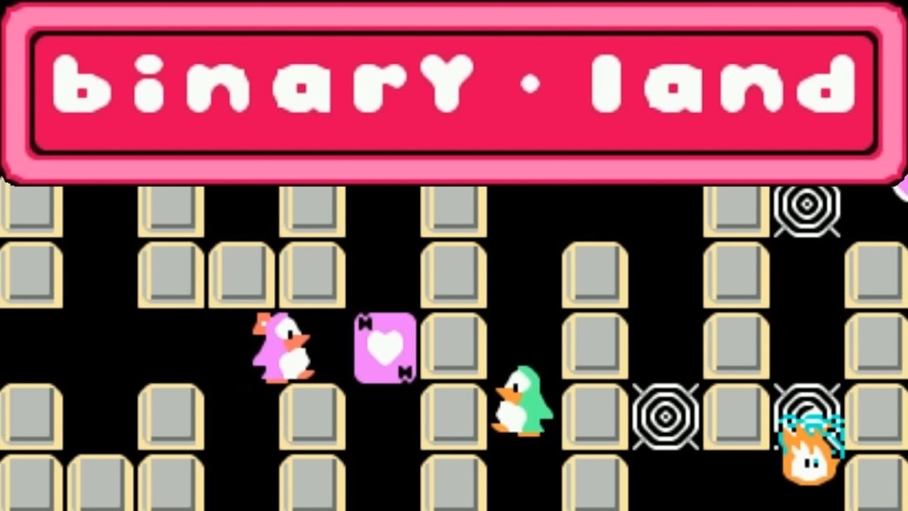 Binary Land - (NES - Dendy - Famicom - 8 bit) - Прохождение до 41 уровня - YouTube