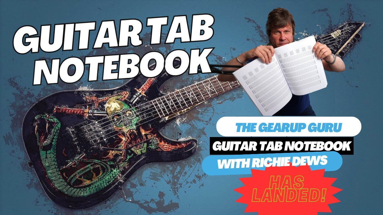 The GearUp Guru Guitar Tab Notebook with Richie Dews - YouTube