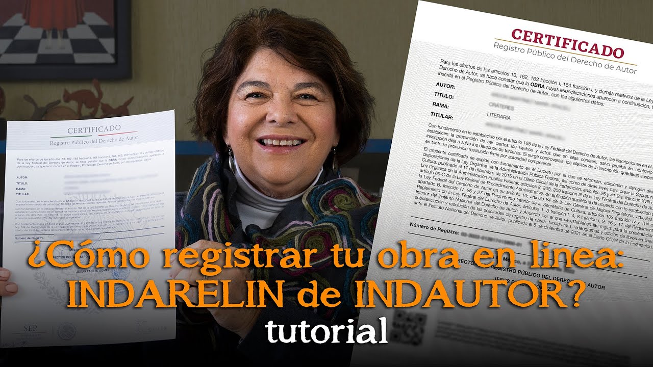 ¿Cómo obtener tu registro de Derecho de Autor INDAUTOR en línea ...