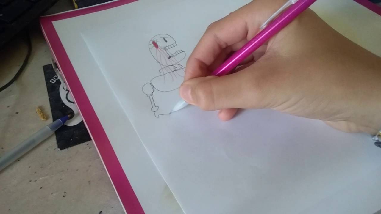 Genocide Papyrus Undertale Drawing - YouTube
