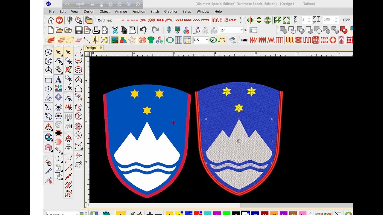 How to make EMB logo from armi logo. part 1 - YouTube