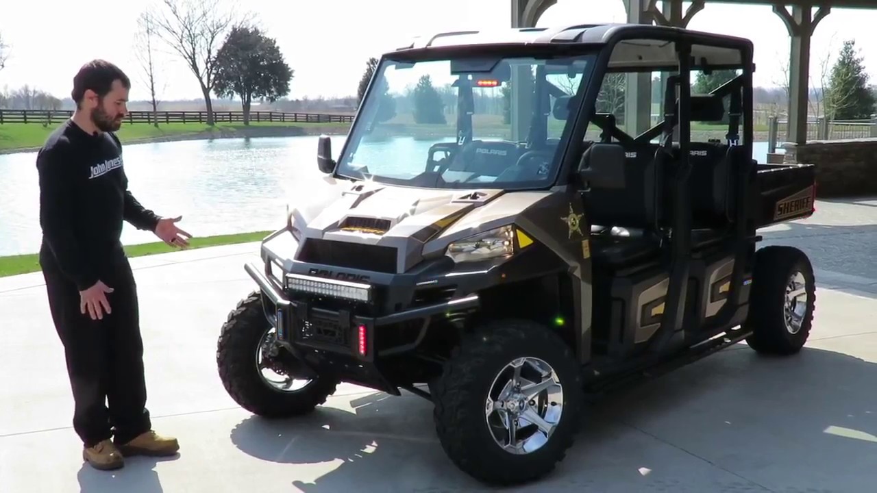 2017 Polaris Ranger Crew Cab | John Jones Police Pursuit Vehicles - YouTube