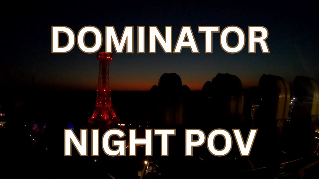 Dominator Night POV At Kings Dominion - YouTube