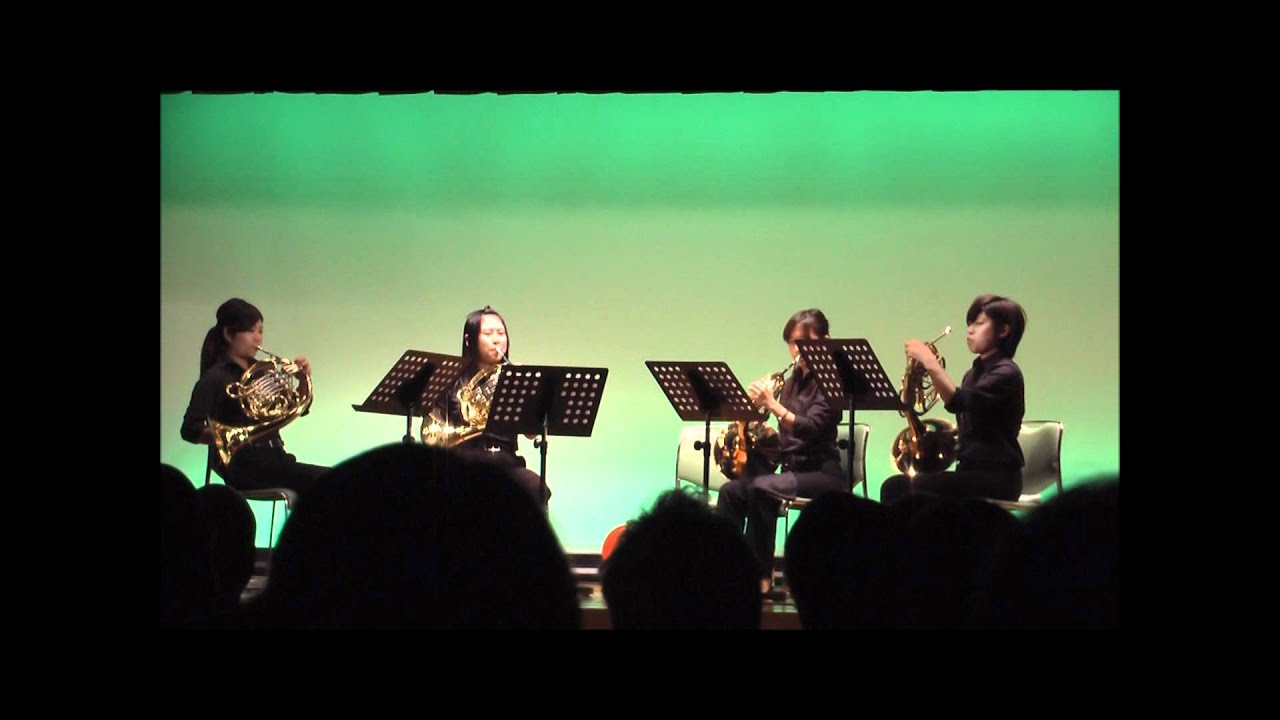 HOMILIUS: Horn Quartet 1mov. 【Sprout Horns】 - YouTube