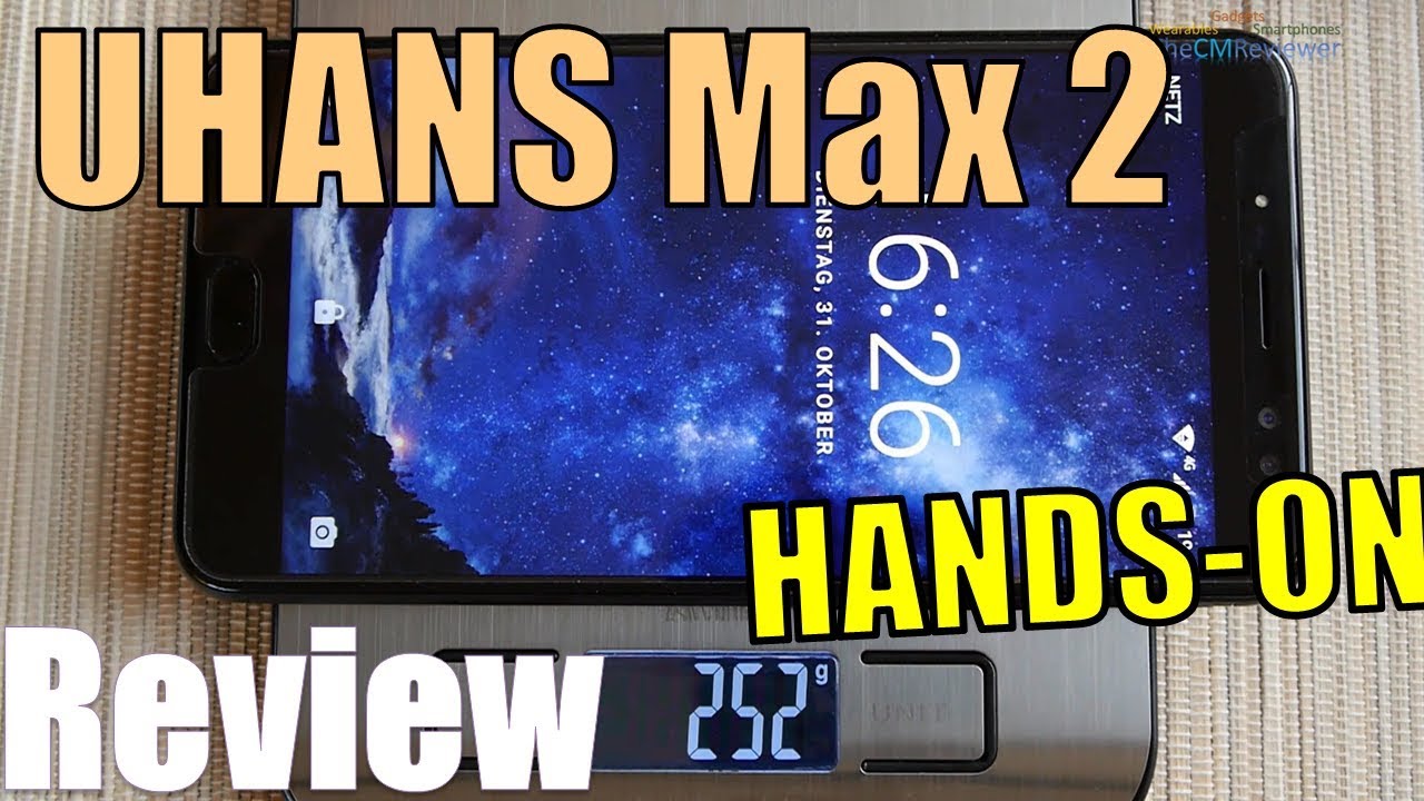 UHANS Max 2 | Test - Review | 📱 6.44'' Xiaomi Mi Max 2 clone? - Hands ...