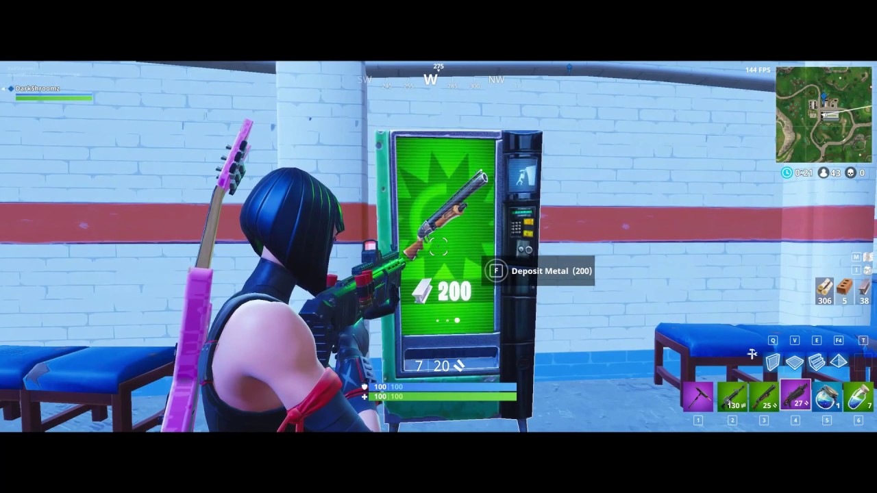 NEW VENDING MACHINE GAMEPLAY (FORTNITE) - YouTube