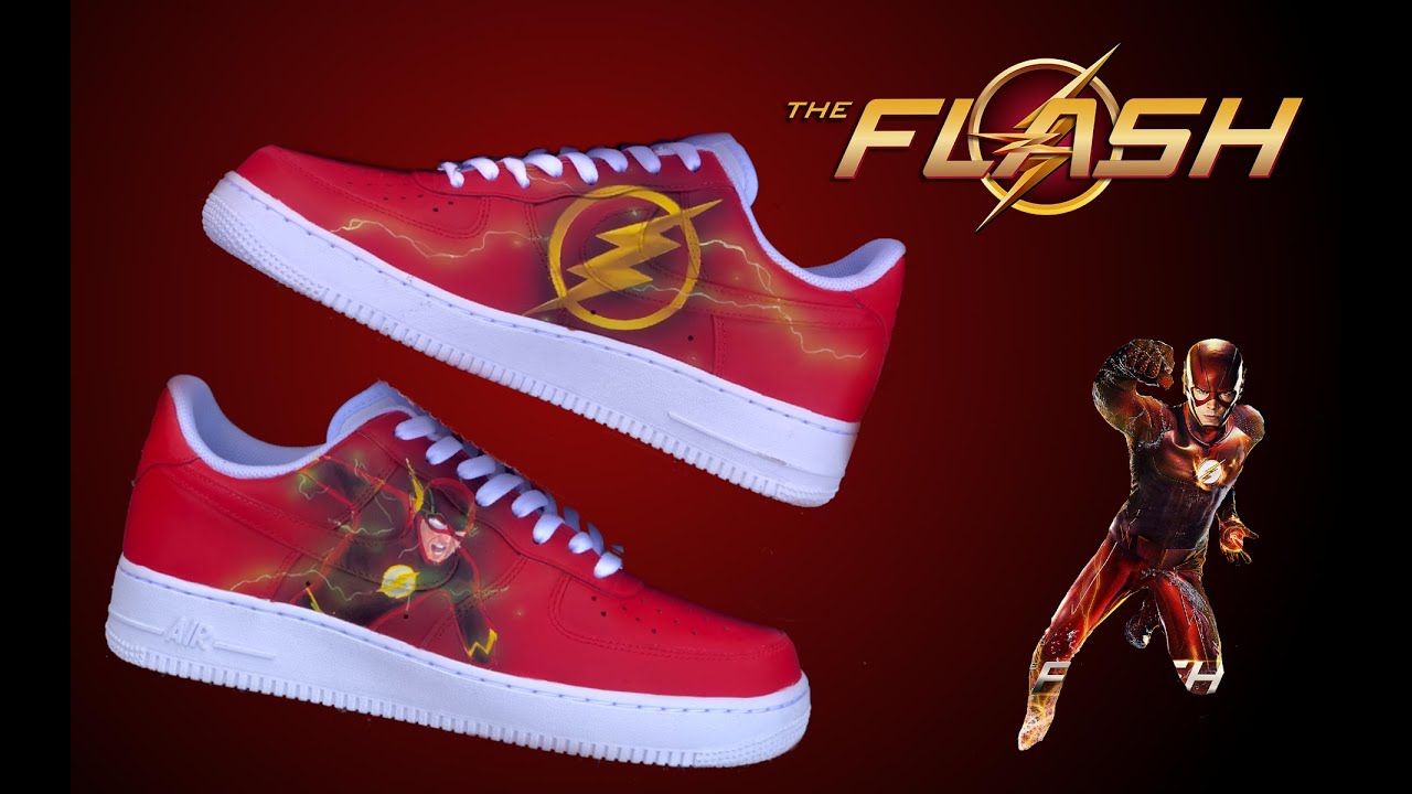 The Flash Custom Shoes!! - YouTube