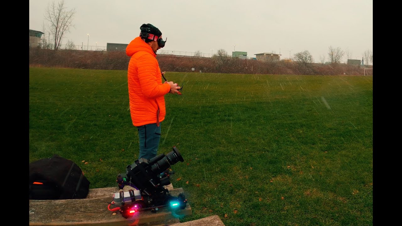 Stage 3. Test Flight Super8 Cinelifter Rig. FPV - YouTube