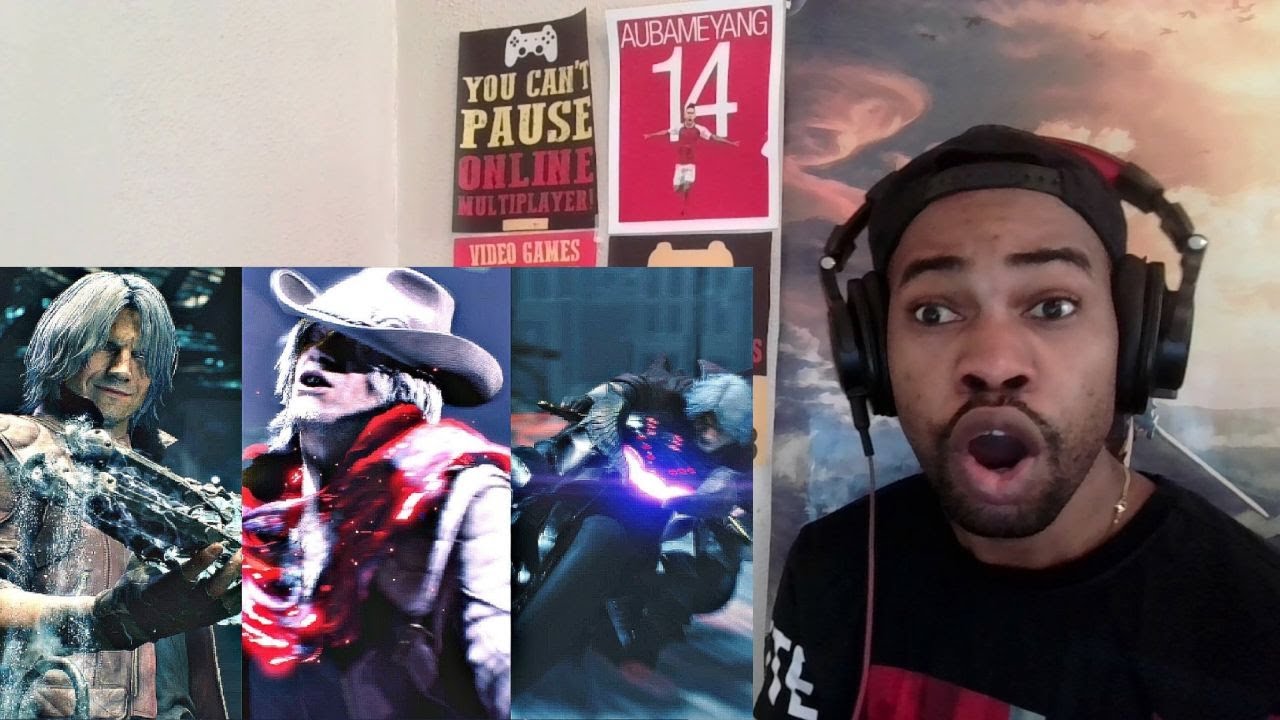 Devil May Cry 5 All Dante Weapons Cutscenes & Transformations Reaction ...