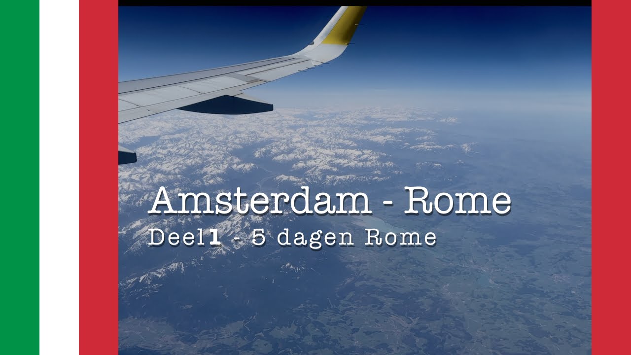 Flight Amsterdam (AMS) to Rome (FCO) - YouTube
