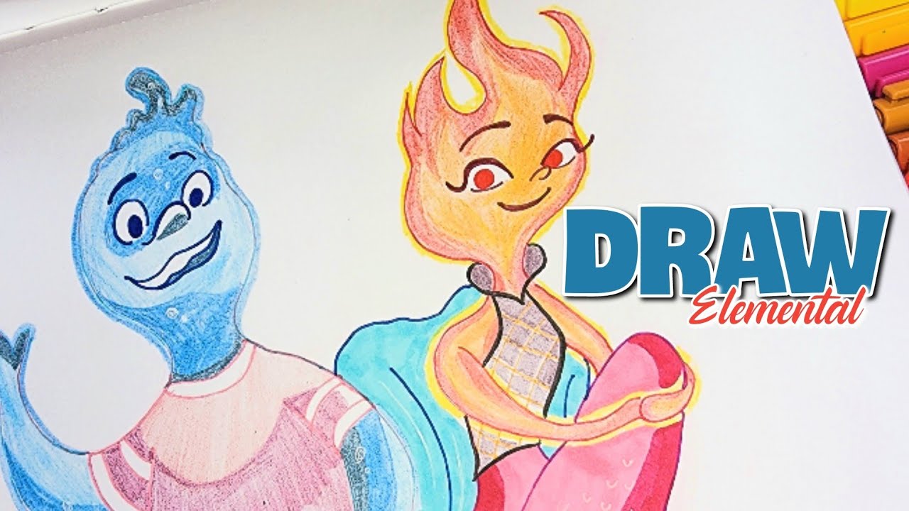Elemental #drawing #art #mermaid - YouTube