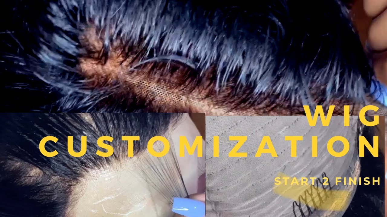 Wig customization | lace series - YouTube