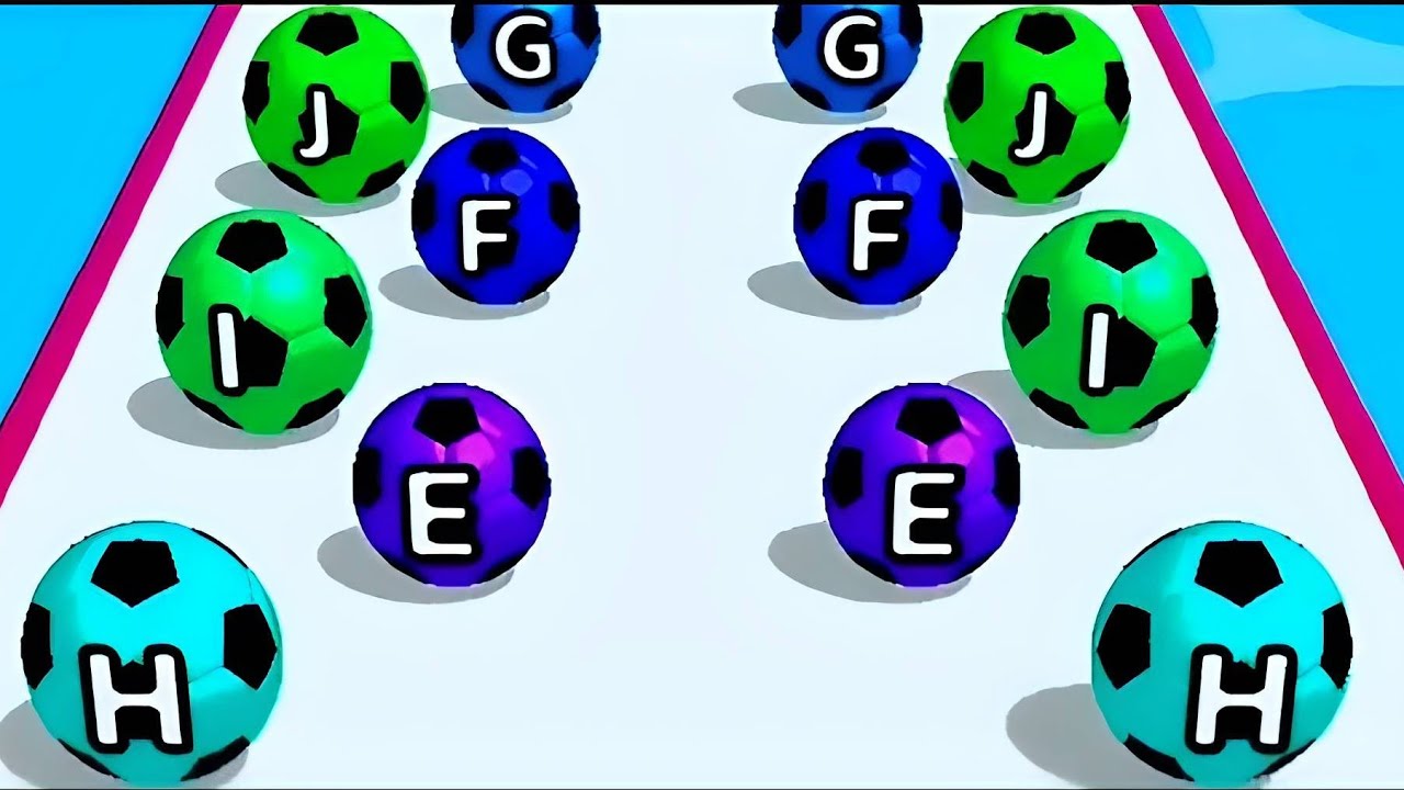 AZ Run ABC Ball Runner All Levels Gameplay Walkthrough (Android Ios ...
