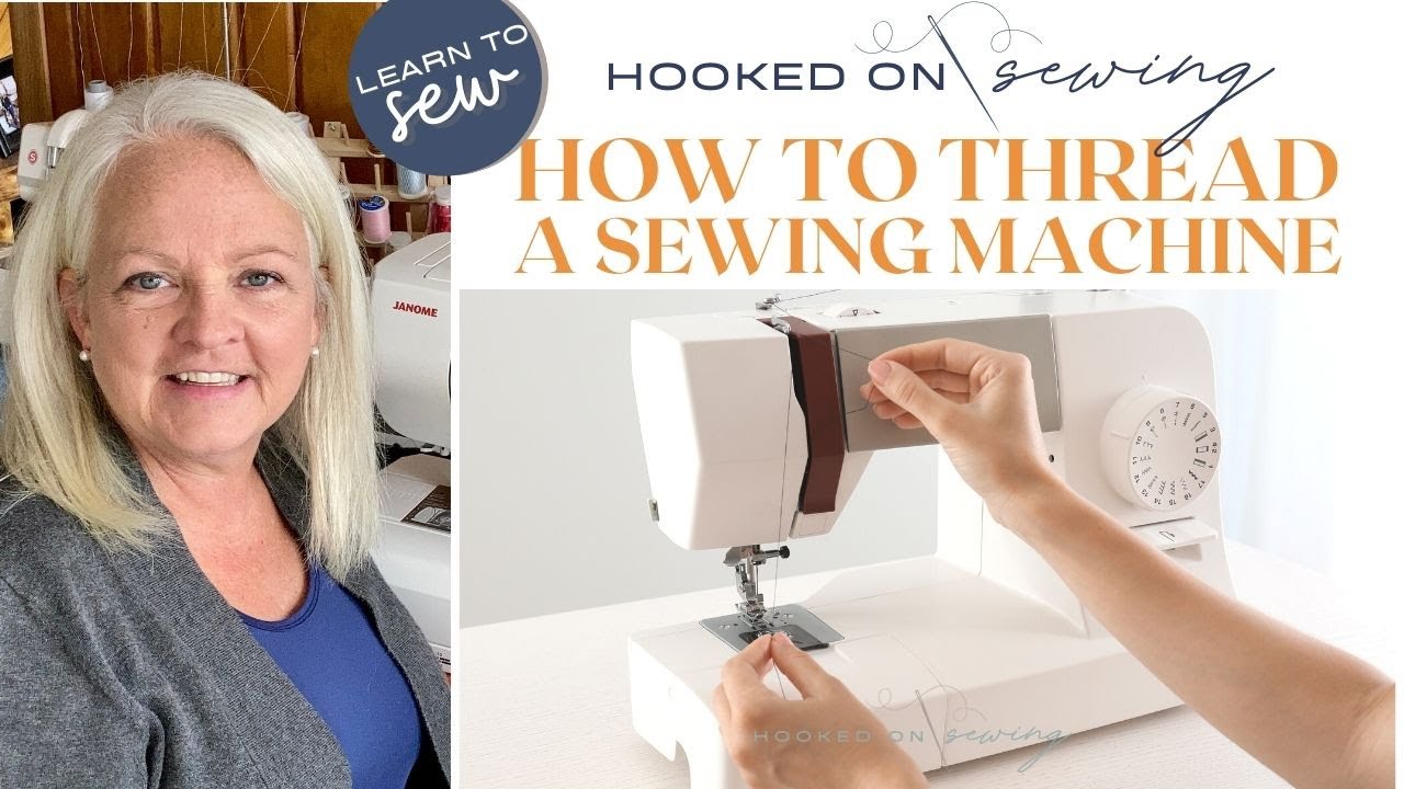 How to Thread a Sewing Machine - the UPPER thread | Learn to Sew ...