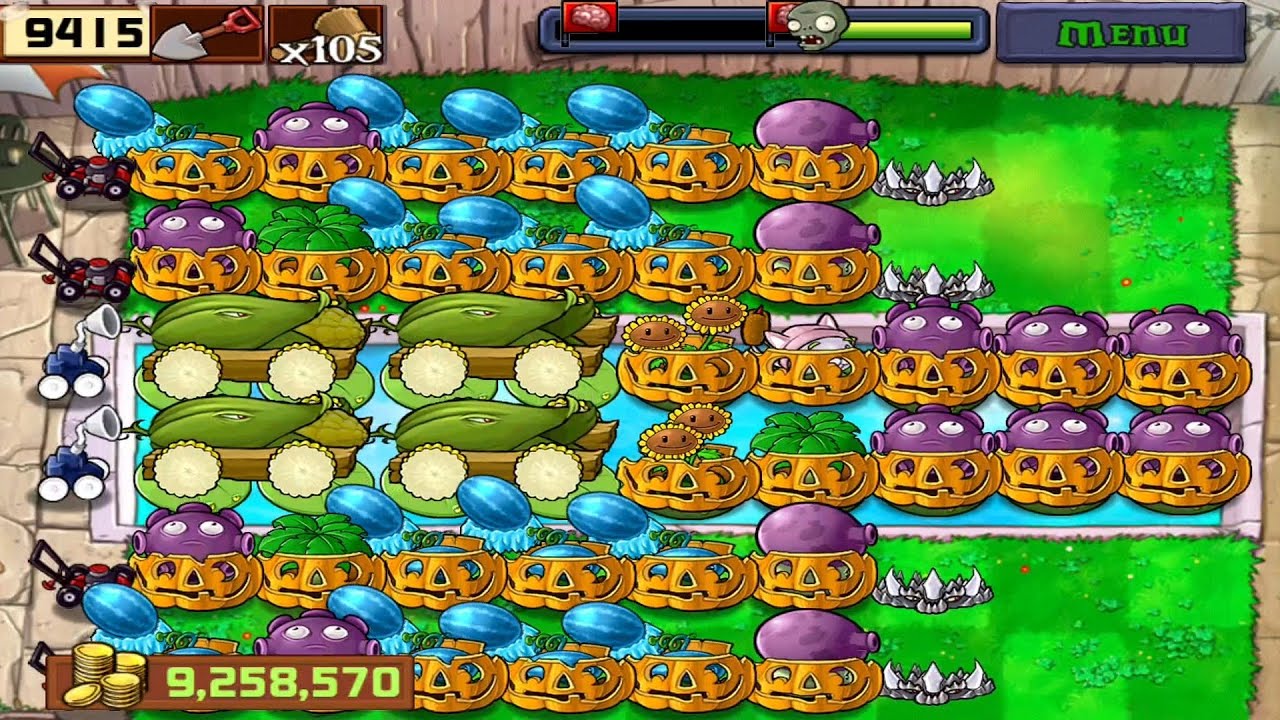 Plants vs Zombies • Survival Endless Streak [ 30 - 40 ] Full Strategy ...