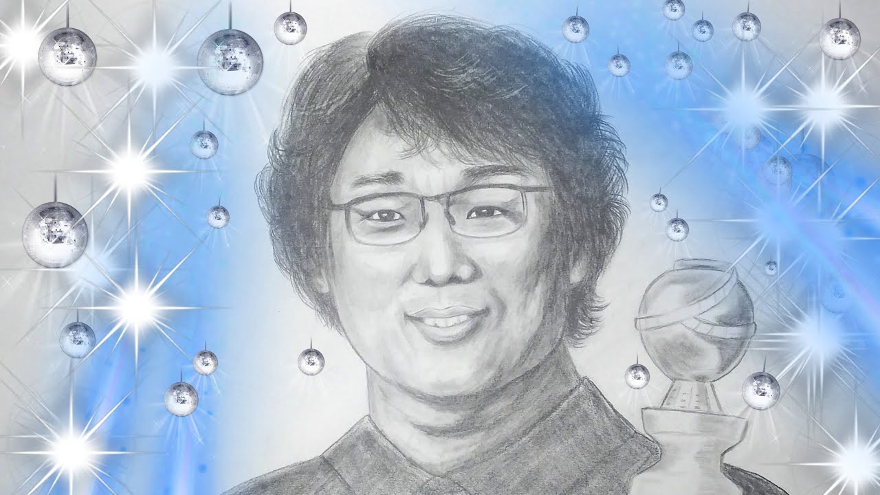 How to draw~ Bong Joon Ho 봉준호 감독 그리기 - YouTube
